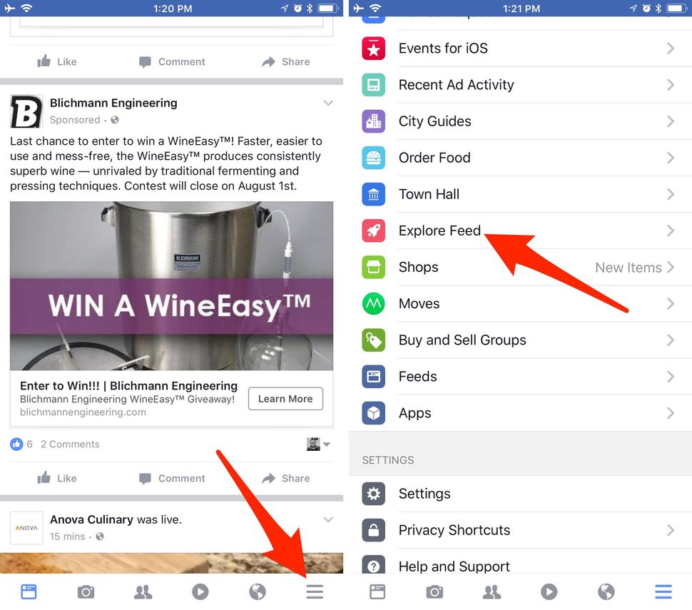 Facebook será de paga. La sugerencia del Explore Feed. - Luis Maram