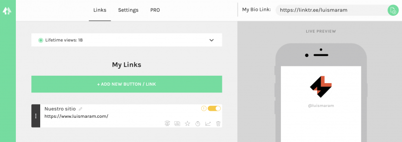 Linktree... o cómo tener enlaces desde Instagram - Luis Maram